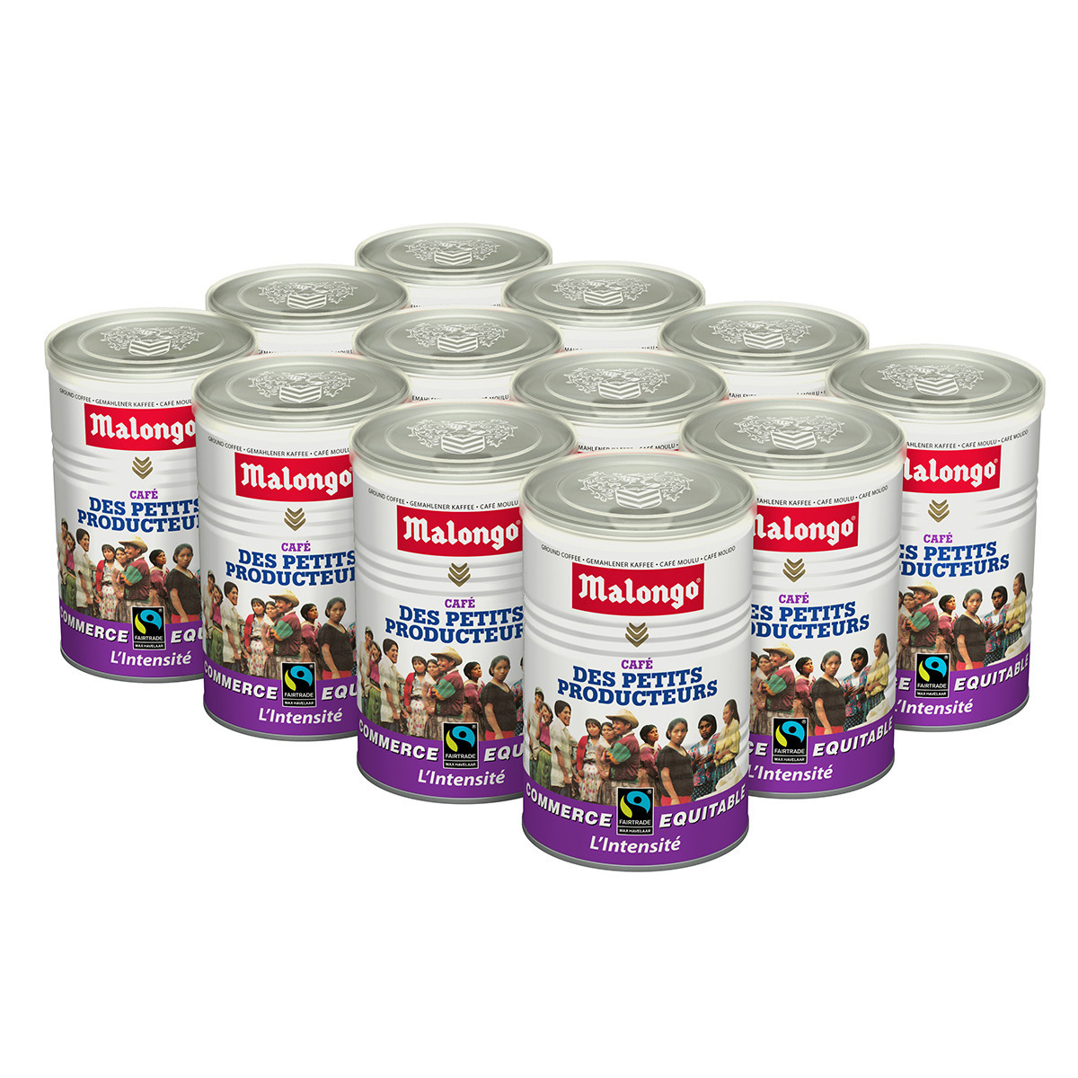 Café Équitable en grain, moulu et dosette - Malongo