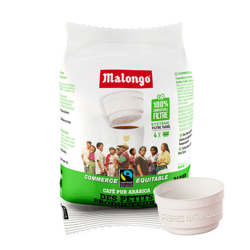 One Cup Filtres x4 café des Petits Producteurs - Malongo