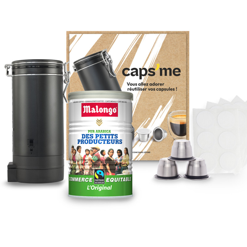 Coffret Caps'me capsules compatibles Nespresso - MALONGO
