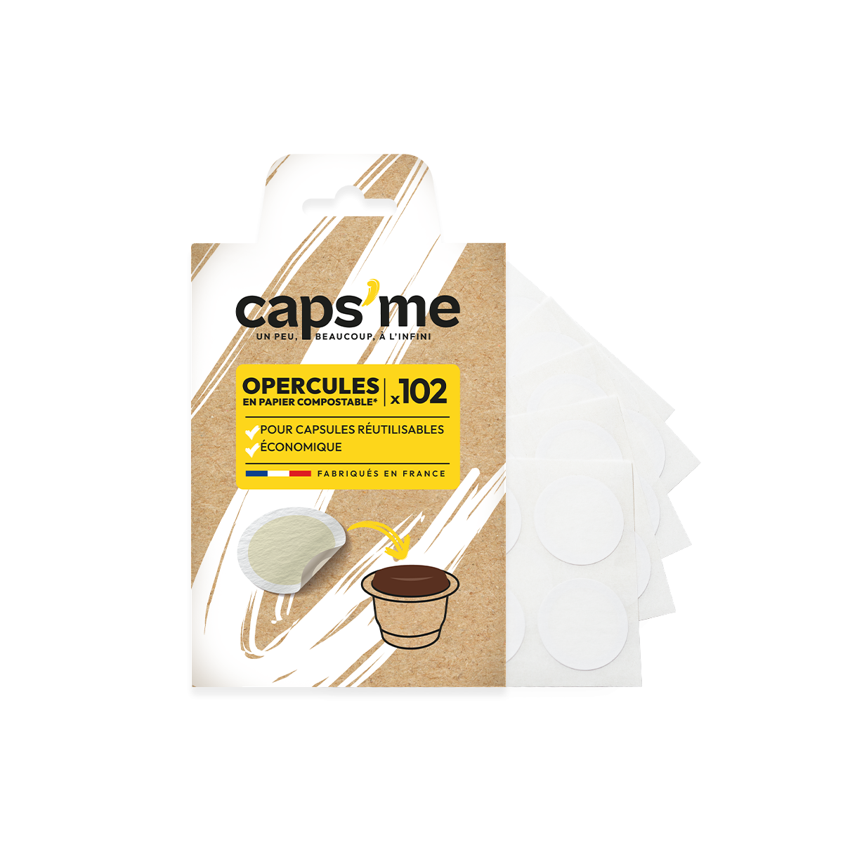 Opercoli CAPS'ME capsula compatibile con Nespresso - MALONGO