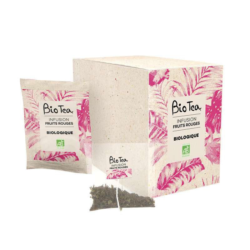 Infusion fruits rouges biologique et équitable en sachets - Malongo