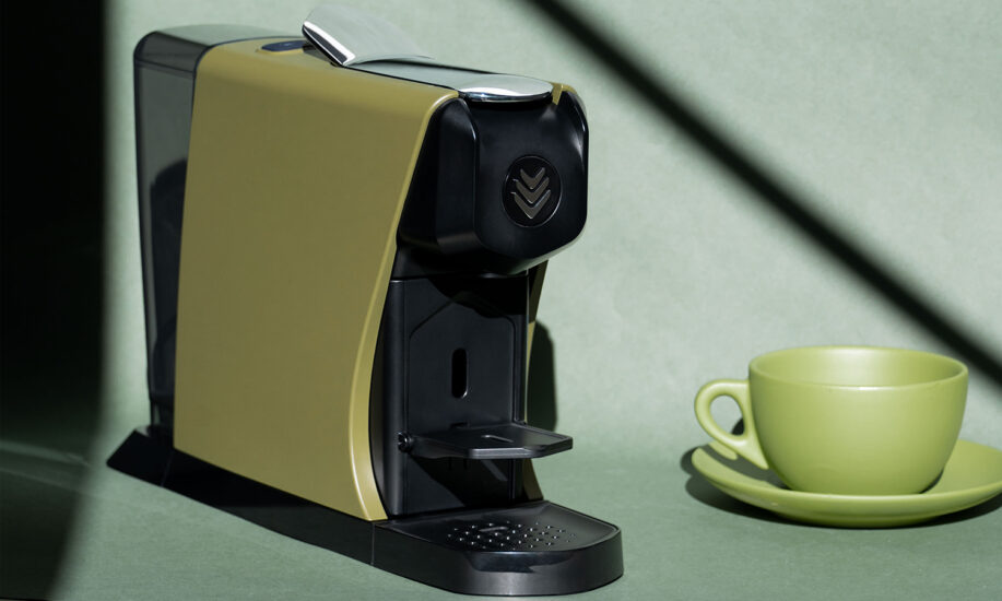 EOH machine à café dosette gamme mat kaki - Malongo